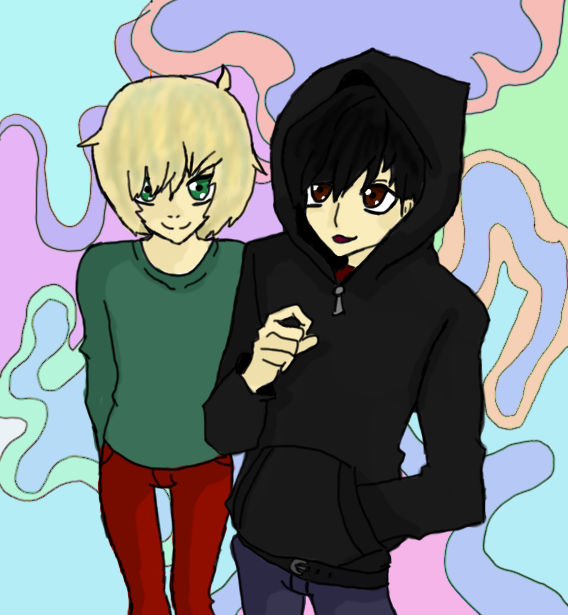 Shuzhi and I by EvilJazzieBear on DeviantArt