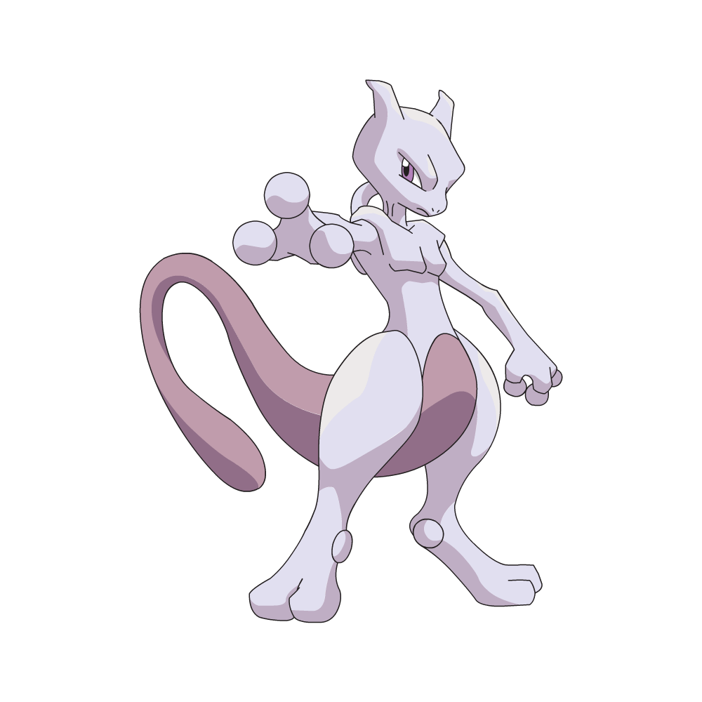 Mewtwo Lineart by Crystal-98 on DeviantArt