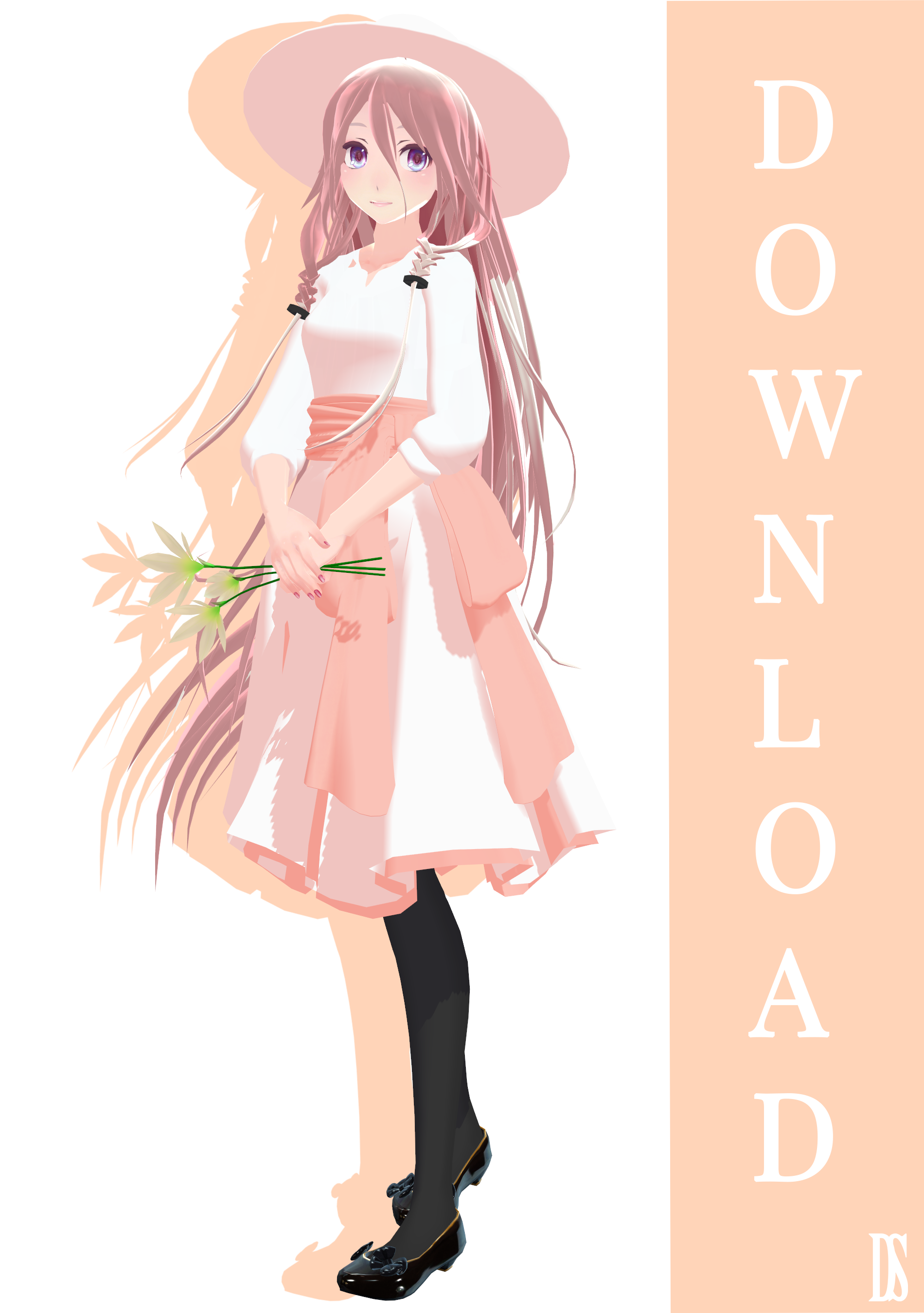 MMD - TDA IA White Dress by HunterK07 on DeviantArt