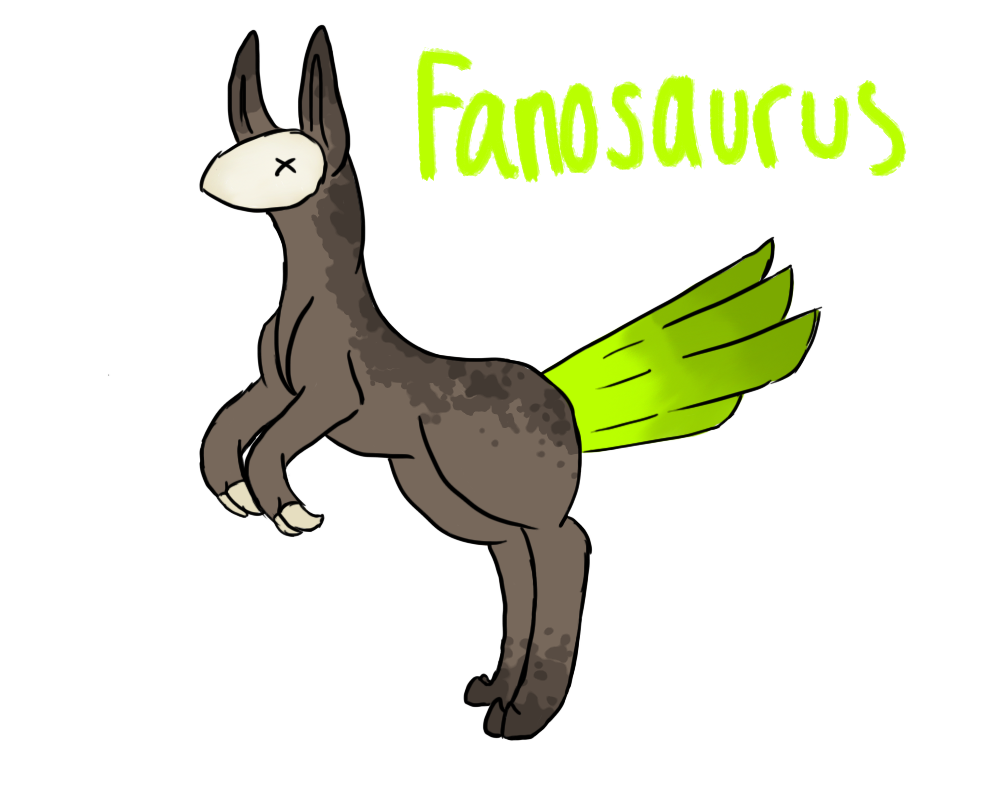 Fanosaurus by honeyfern25 on DeviantArt