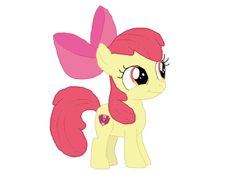 Apple Bloom Being Cute by OptimusV42 on DeviantArt