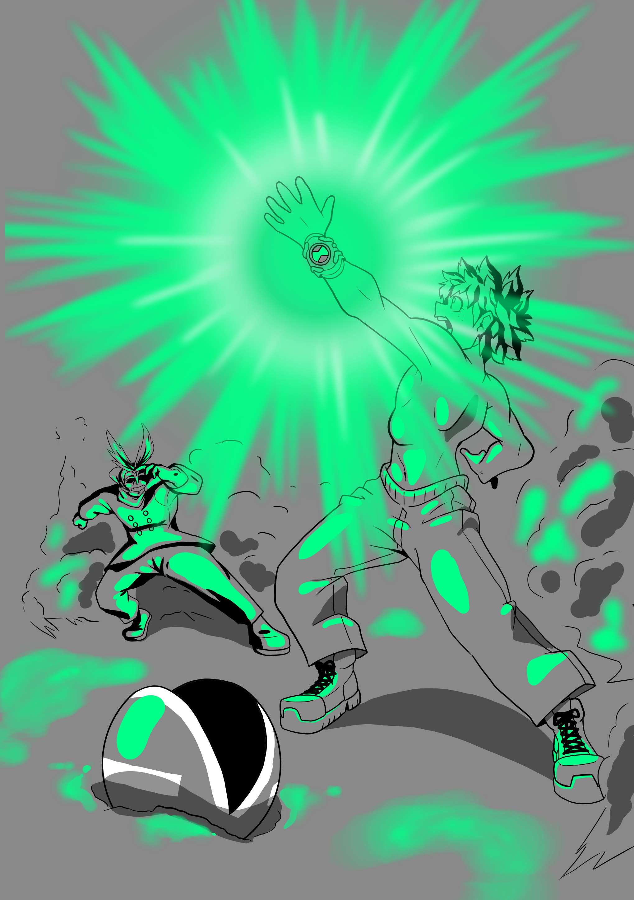 Deku Omnitrix AU-An Alien Device by EmeraldJolteon06 on DeviantArt