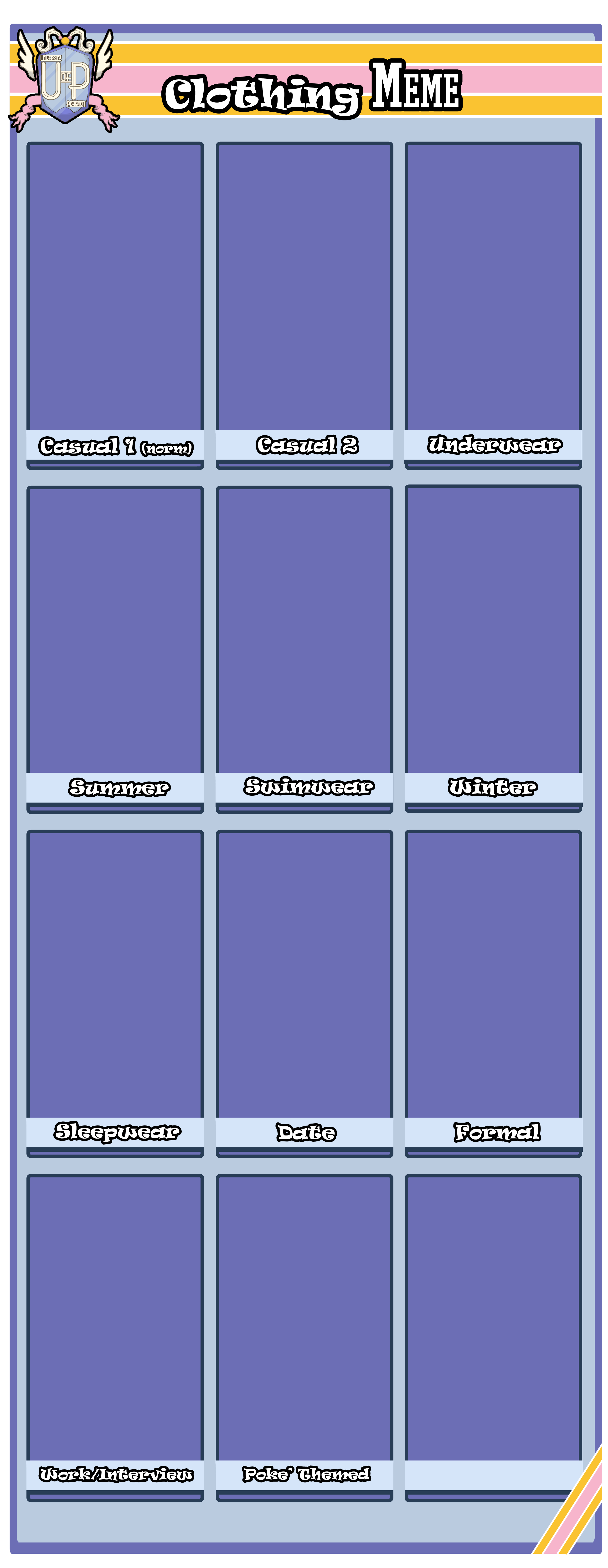 Clothing Meme template by Citrusly on DeviantArt