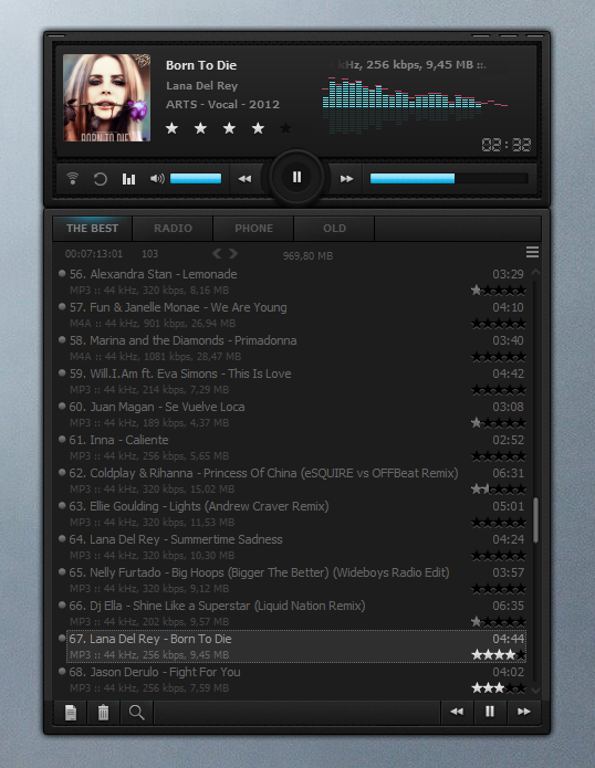 Moonlight Skin for AIMP by MrSebuhi on DeviantArt