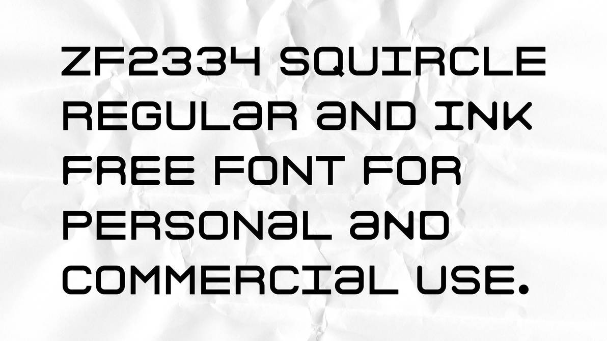 Font 46 aka ZF2334 Squircle (free commercial font) by ZedFonts2334 on ...