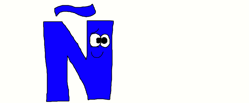 Here's Enye from my Spanish Alphabet Lore! by FunnyFox2009 on DeviantArt