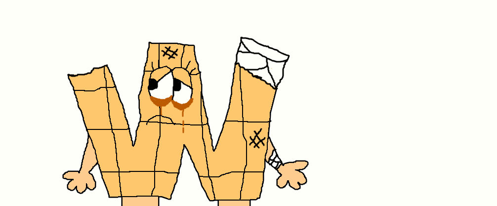 Injured and Crying Wanda the Waffle by FunnyFox2009 on DeviantArt