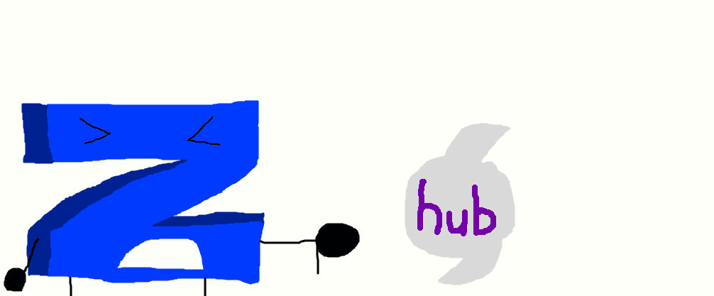 Z (AlphaOops) hates the 2010 Hub logo by FunnyFox2009 on DeviantArt