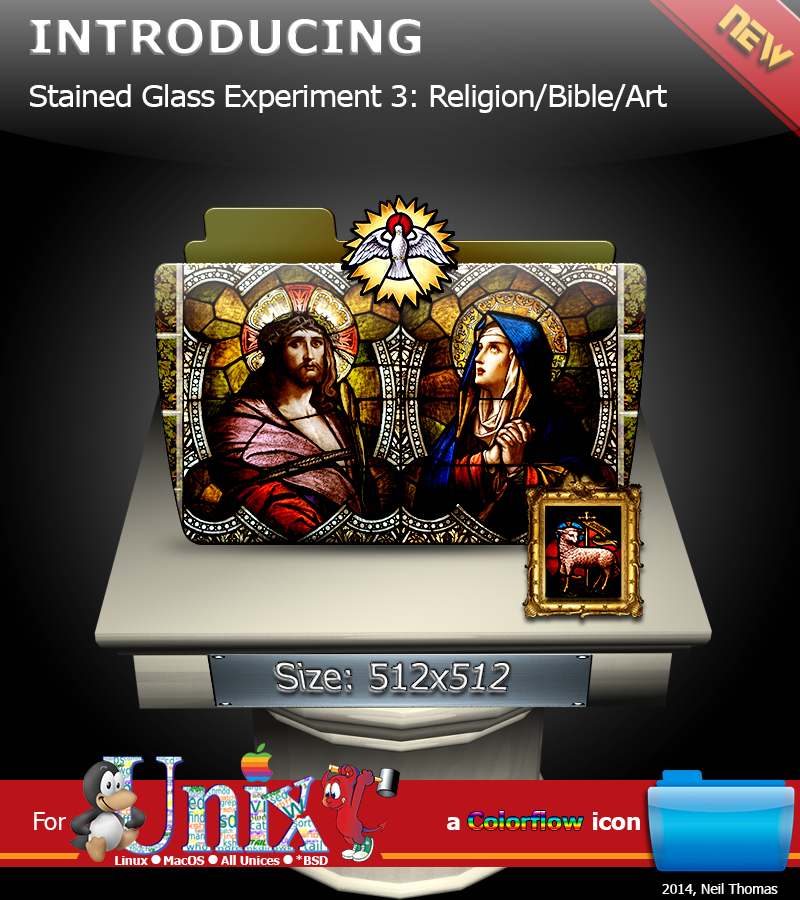 Generic Stained Glass Folder 3 (ColorFlow) by nt291263 on DeviantArt