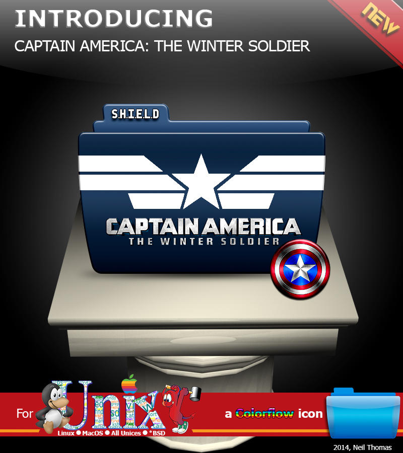 Captain America: Winter Soldier movie folder icon by nt291263 on DeviantArt