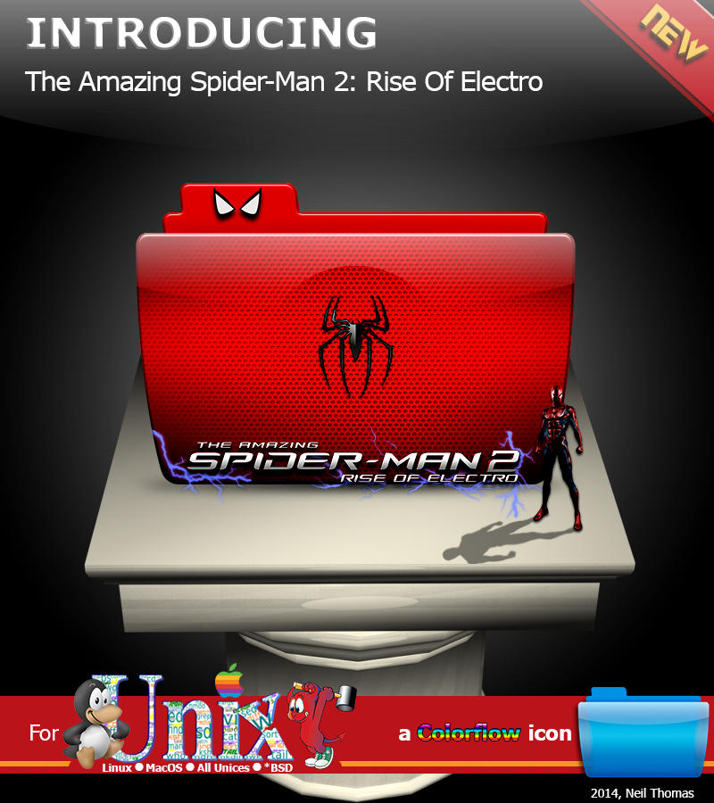 The Amazing Spider-Man 2 movie folder icon by nt291263 on DeviantArt