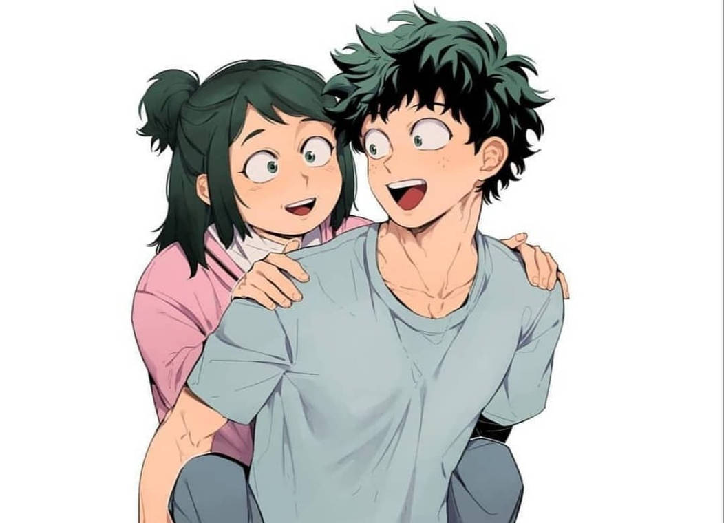 Deku and Deku's Mom by CoolAnimeArt11 on DeviantArt