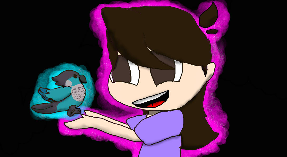 Jaiden and her dog by TheMasterPheanix on DeviantArt