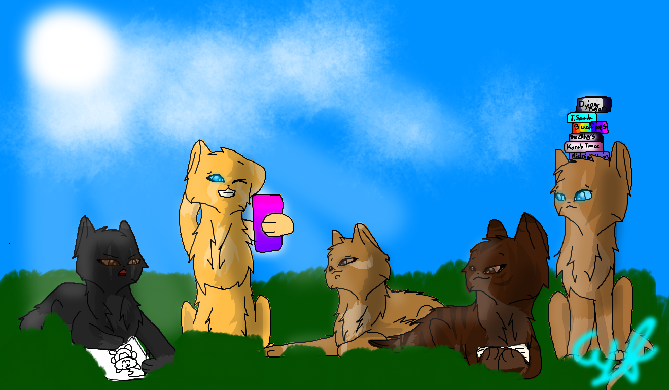 My and my friends by Cynderflame156 on DeviantArt
