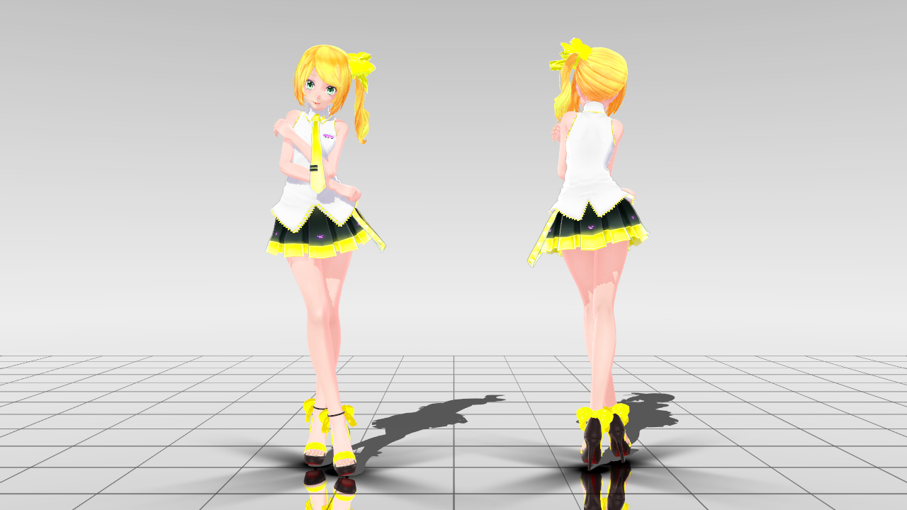 TDA Rin Uniform + DL by FujiwaraNoSuisen on DeviantArt