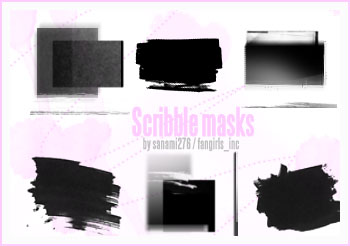 Scribble masks by Sanami276 on DeviantArt