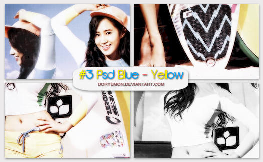 Psd Coloring #3 - Blue and Yellow by ryeddh20 on DeviantArt