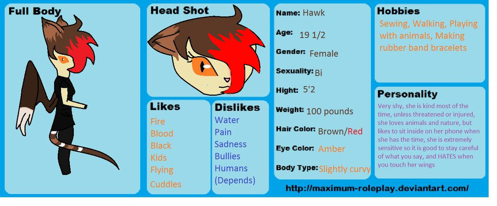 Hawk (Character) by Mountainstar223alt on DeviantArt