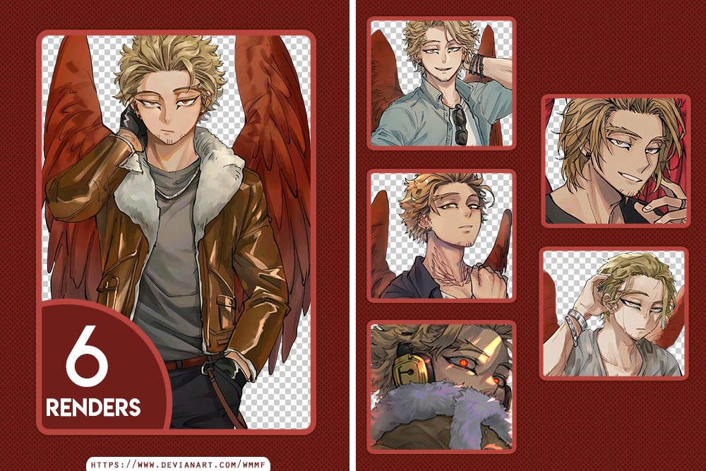 [Packs] Keigo Takami |Hawks by WMMF on DeviantArt