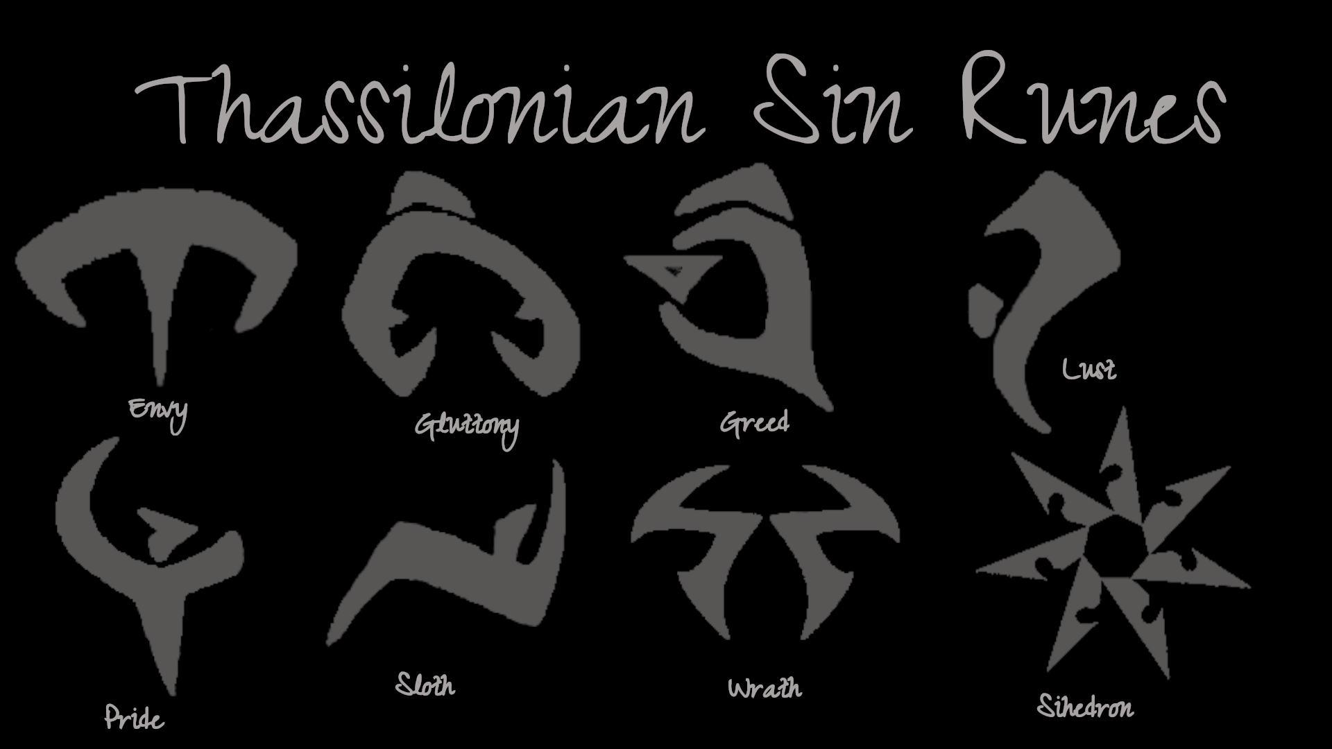 Seven Deadly Sins Runes