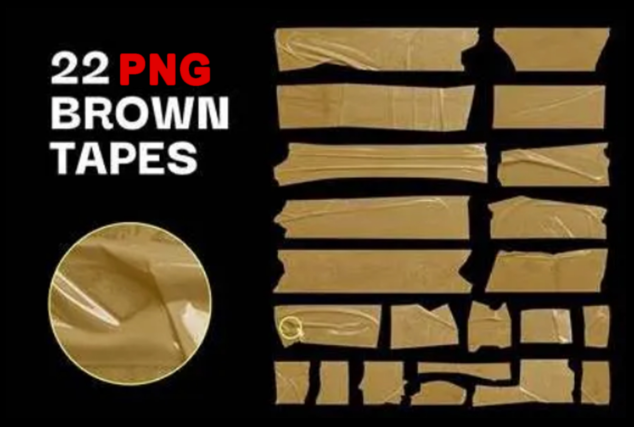 22 Brown Tapes PNG by duzulek on DeviantArt
