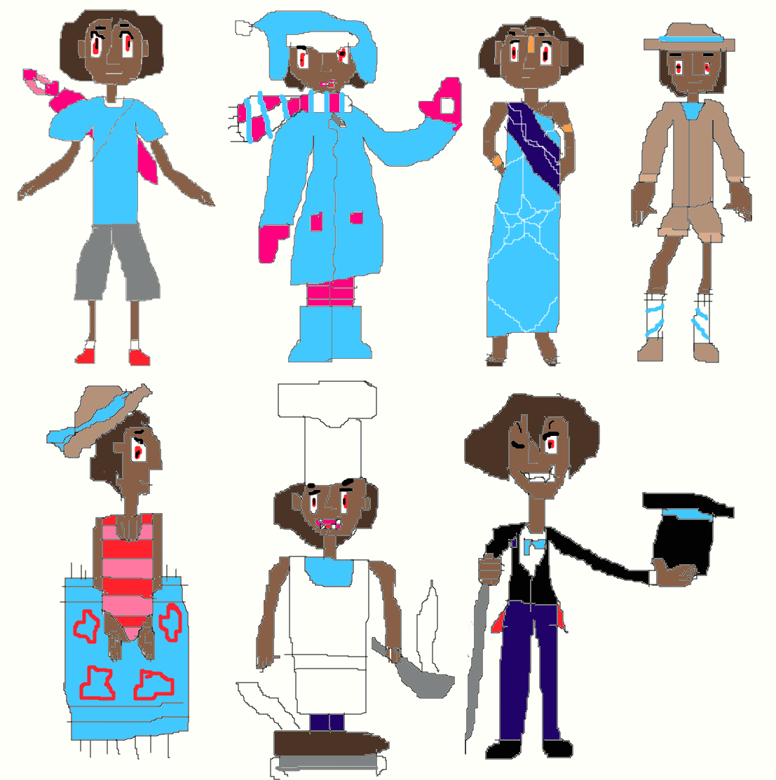 Connie in Different Looks by HopeDiamond3 on DeviantArt