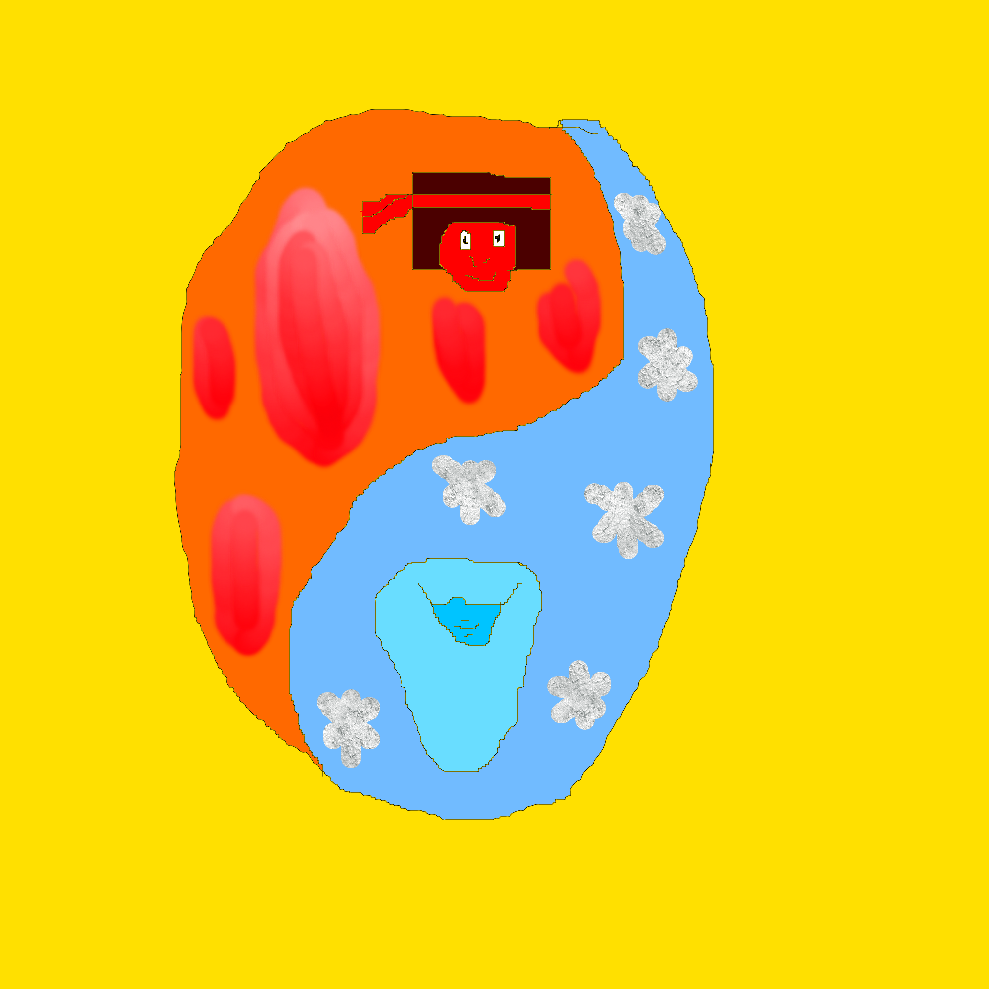 Ruby and Sapphire Yin-Yang by HopeDiamond3 on DeviantArt