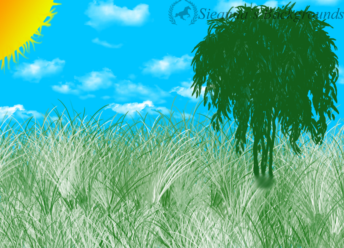 Paddock with tree by SieannaSnafflez on DeviantArt