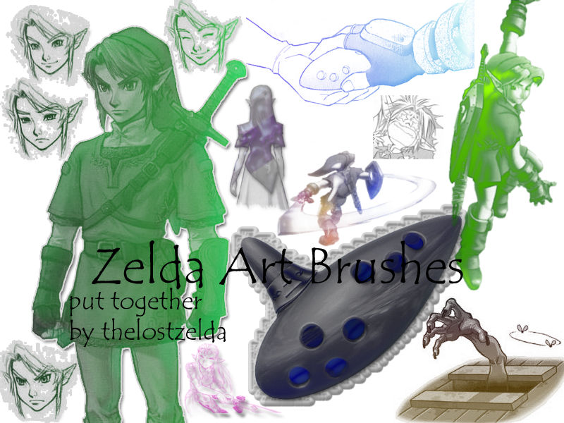 Zelda Art Brushes by Thelostzelda on DeviantArt