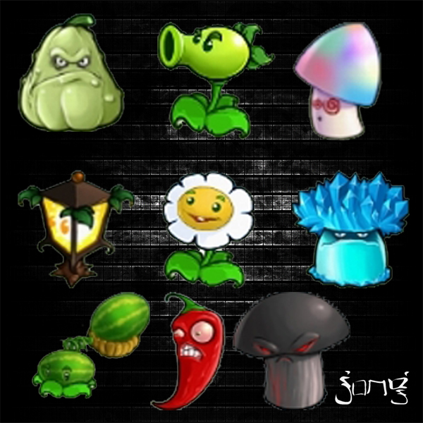 plants vs zombies icons by afronoodles on DeviantArt