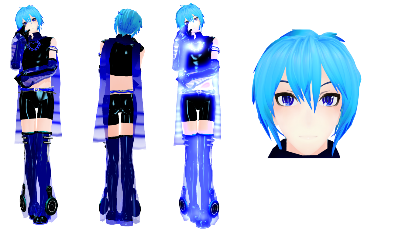 TDA Cyber Kaito DL by KittyNekkyo on DeviantArt