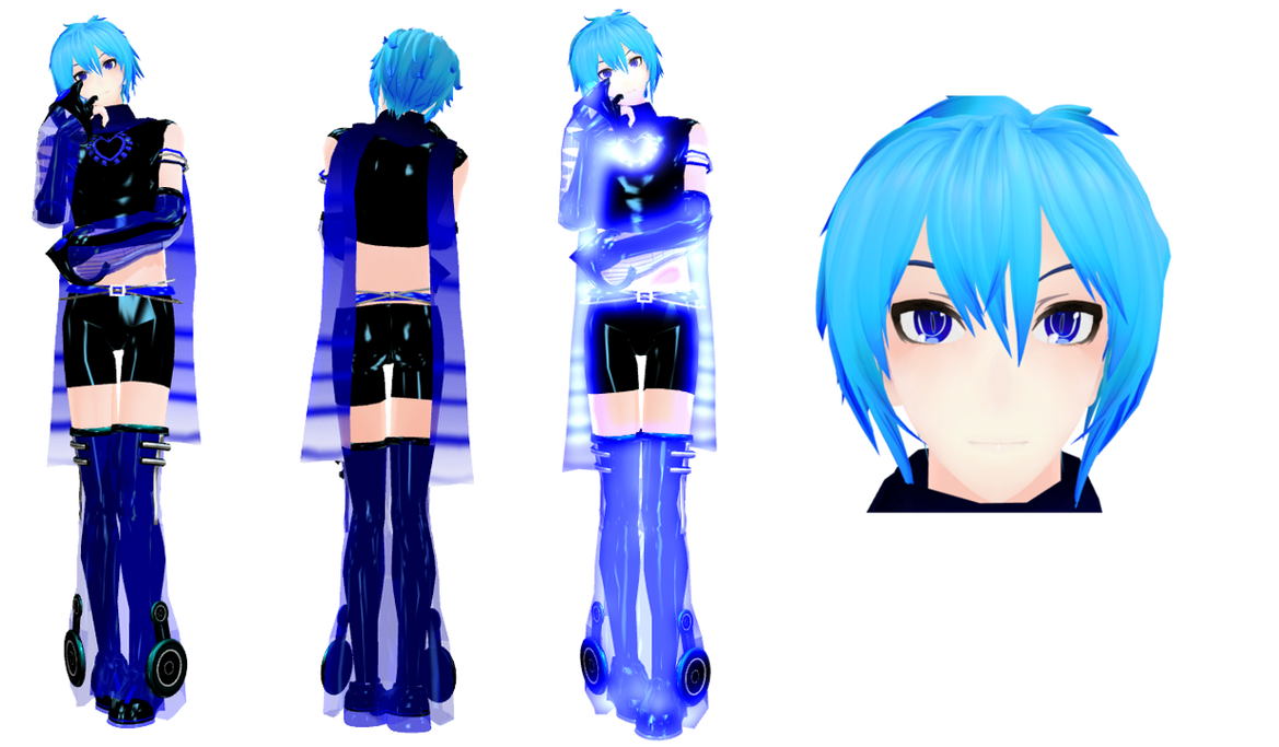 TDA Cyber Kaito DL by KittyNekkyo on DeviantArt