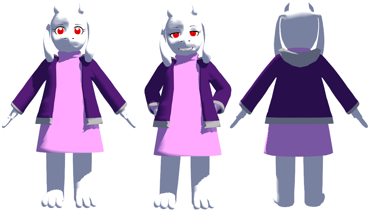 MMD AlterTale Toriel (DL) (Updated) by KittyNekkyo on DeviantArt