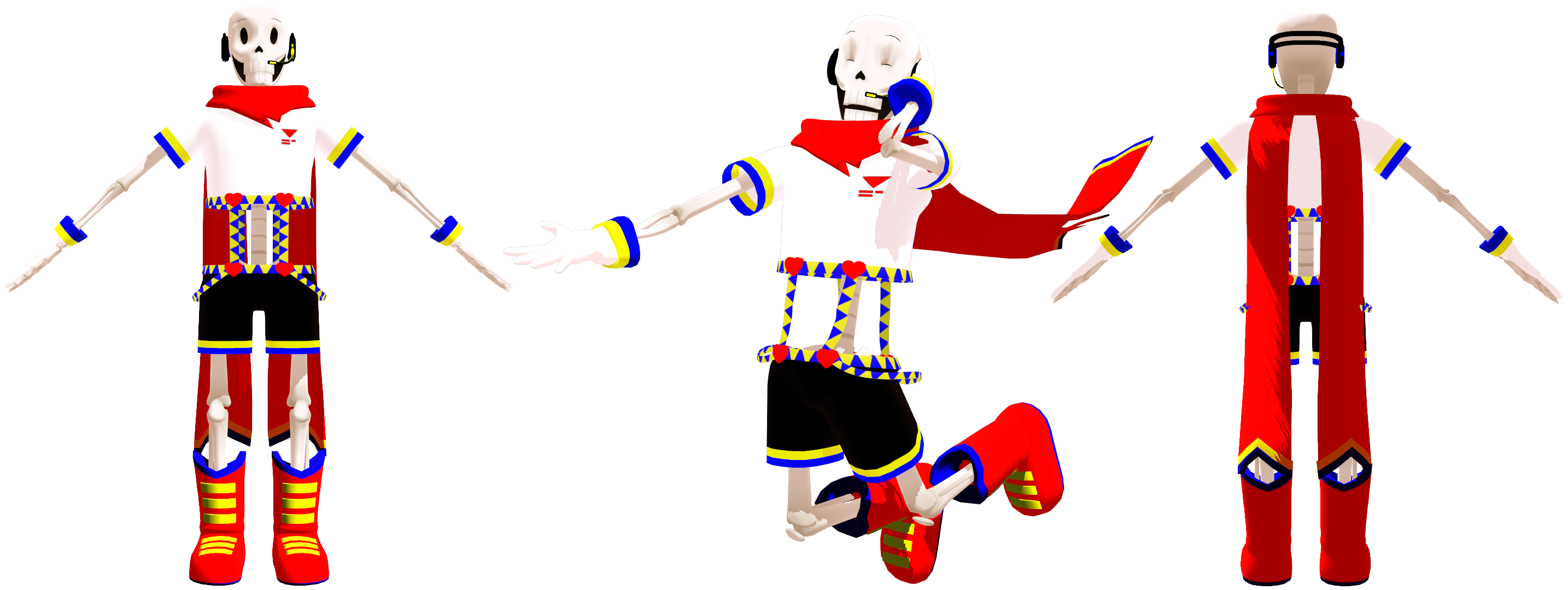 MMD Vocaloid Papyrus (DL) by KittyNekkyo on DeviantArt