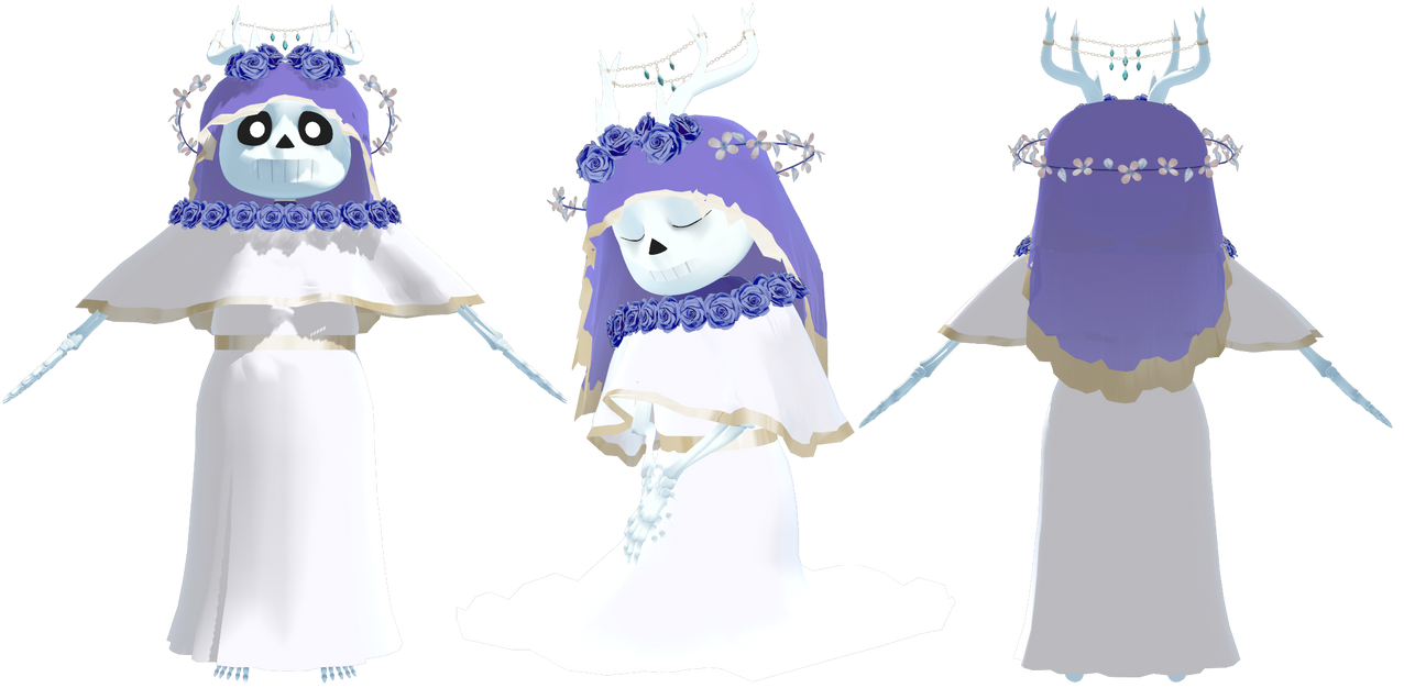 MMD Deity Sans (DL) by KittyNekkyo on DeviantArt