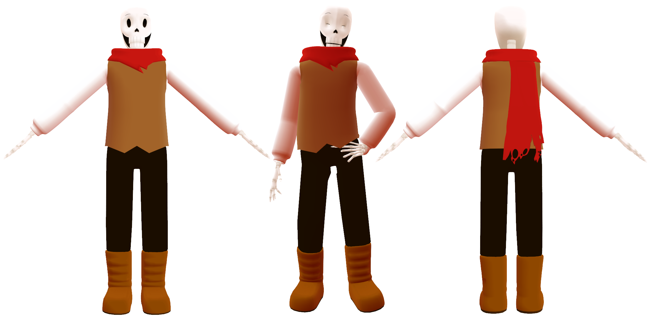 MMD DeityTale Papyrus (DL) by KittyNekkyo on DeviantArt