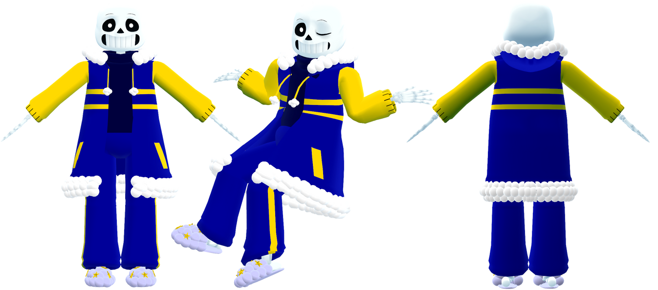 MMD Outertale Sans (DL) by KittyNekkyo on DeviantArt