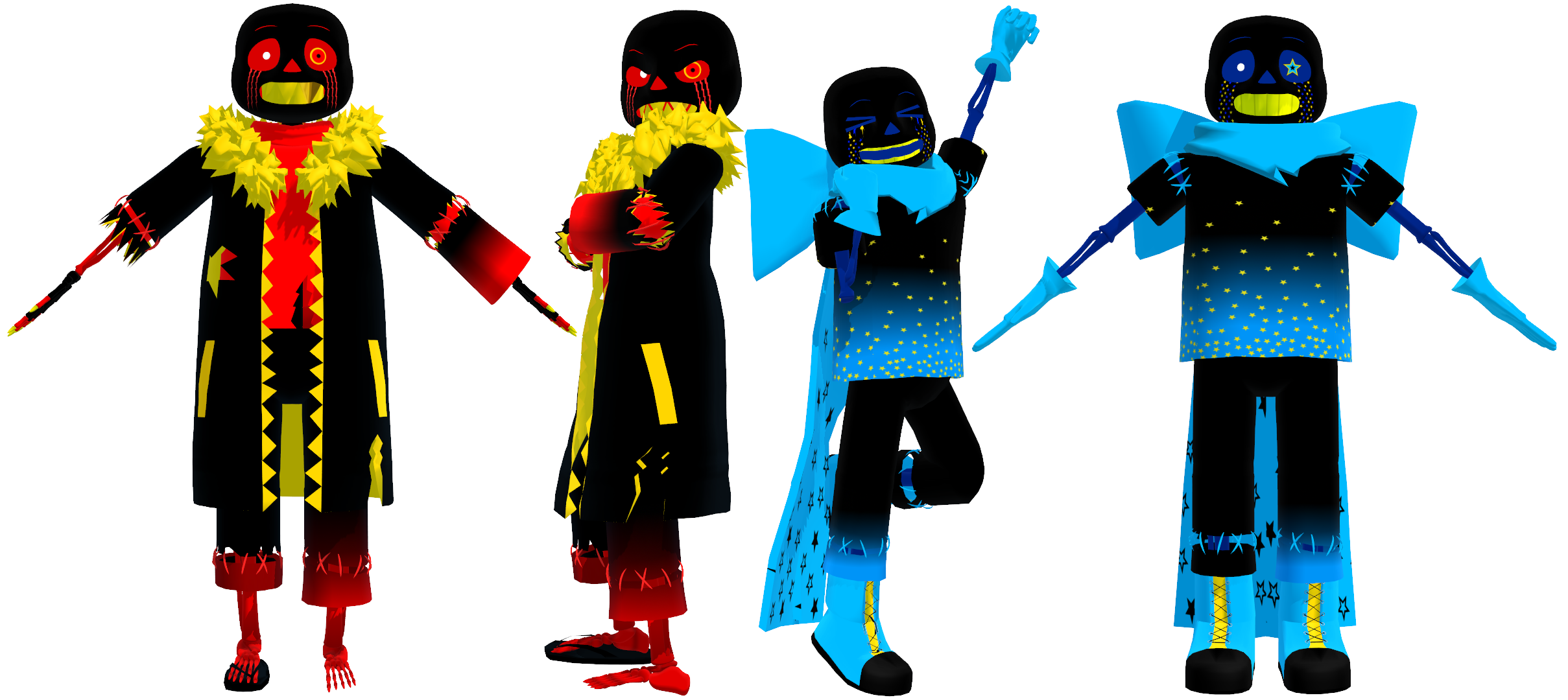 Swap!Error and Fell!Error (DL) by KittyNekkyo on DeviantArt