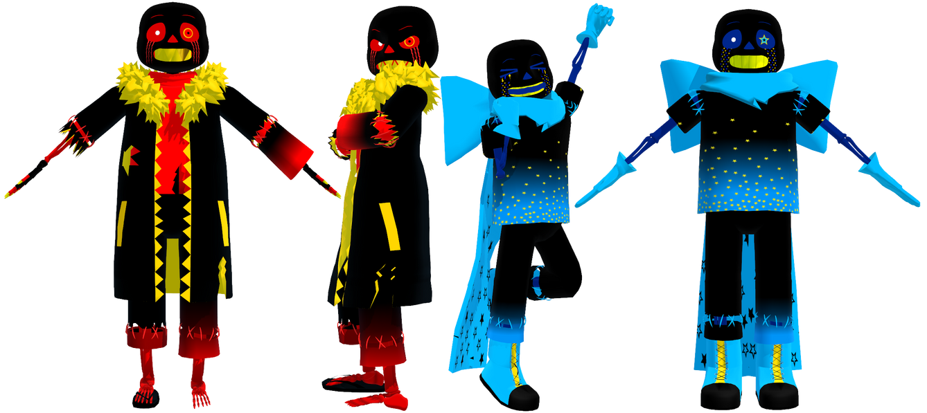 Swap!Error and Fell!Error (DL) by KittyNekkyo on DeviantArt