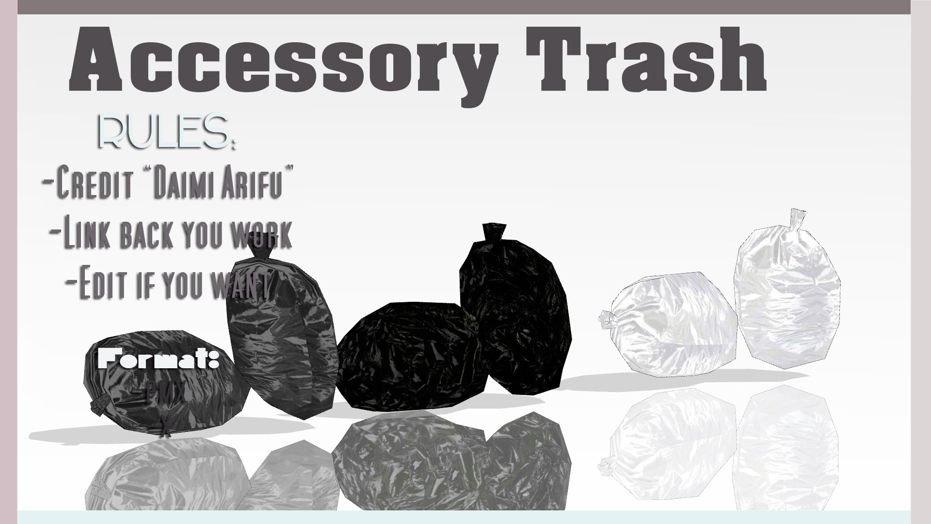 Trash Bag DL by DaikiAkemi on DeviantArt