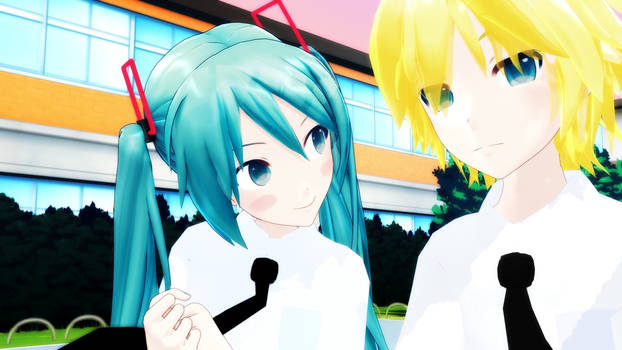 Explore the Best Mmd_mikuxlen Art | DeviantArt