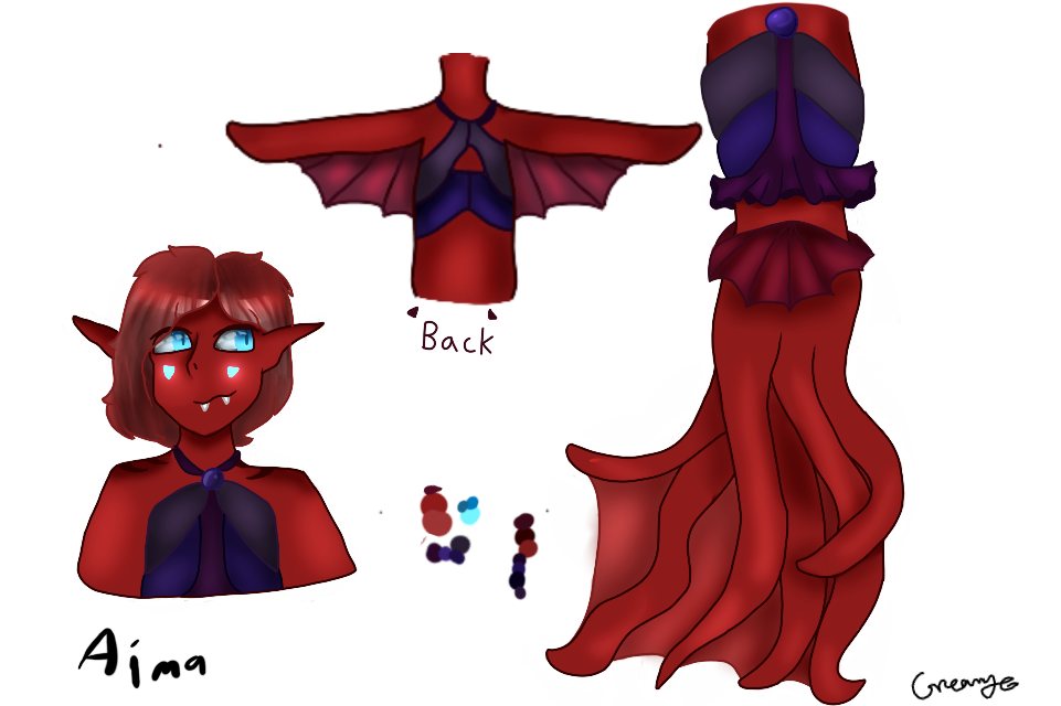 Aima ref sheet by creamyglow on DeviantArt