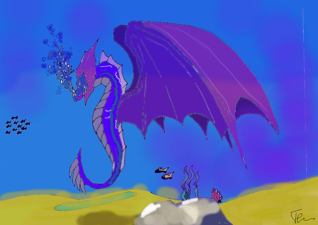Water Dragon by CaptainFaybs on DeviantArt