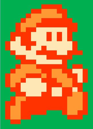 Fire Mario Pixel
