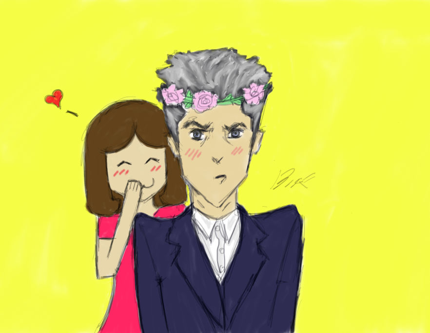 Doctor + flower crown by JediJulie on DeviantArt