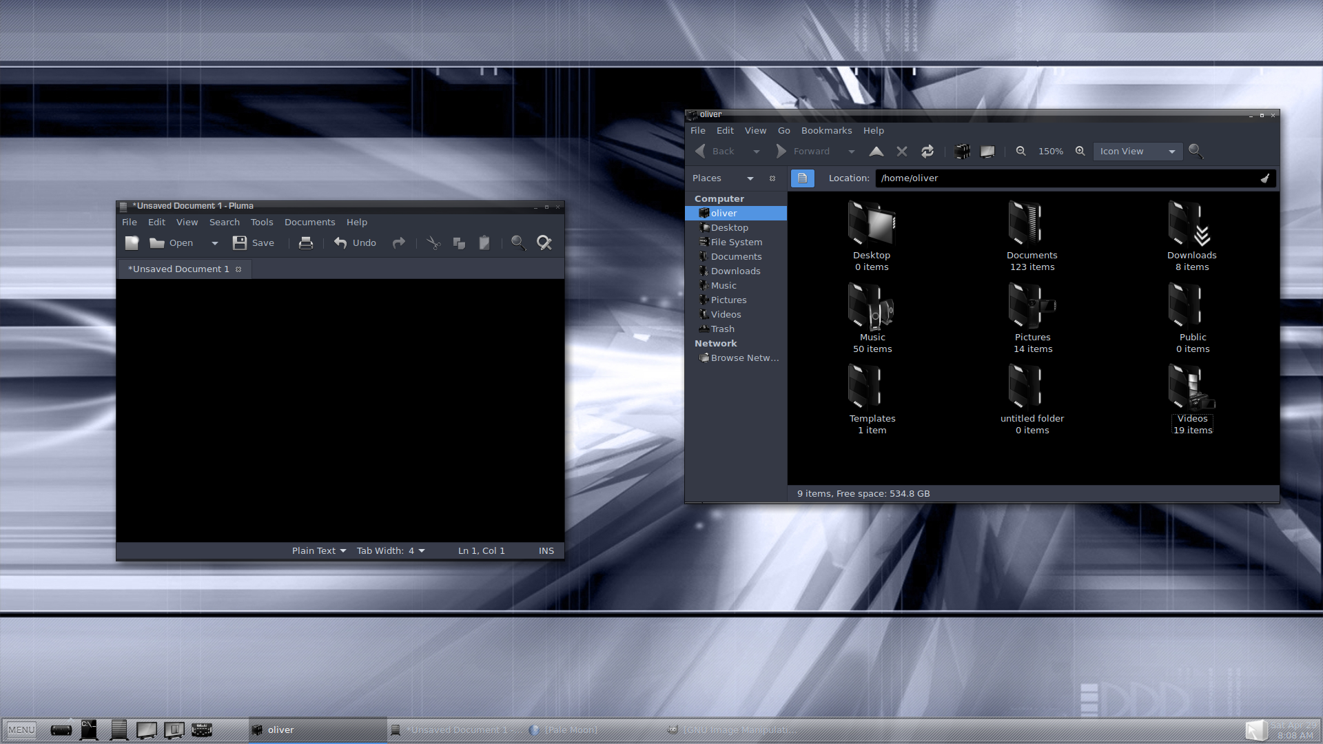 Arc Black GTK Linux Theme by Shemhamforash01 on DeviantArt