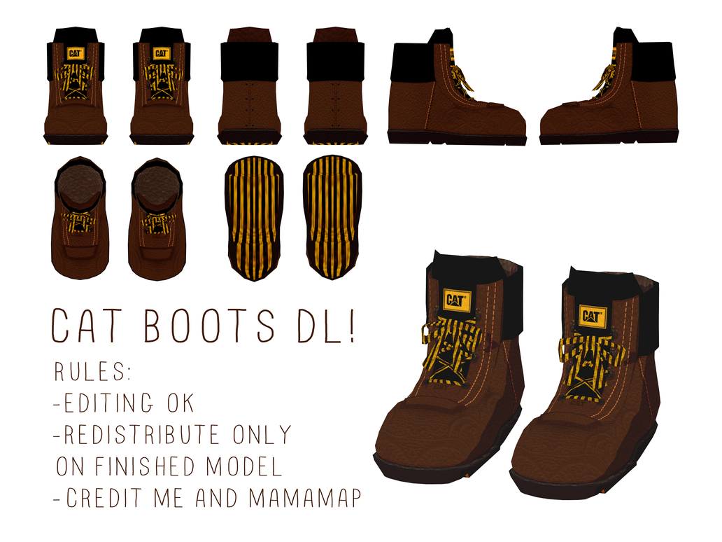 [MMD] CAT BOOTS DL by blockdt on DeviantArt