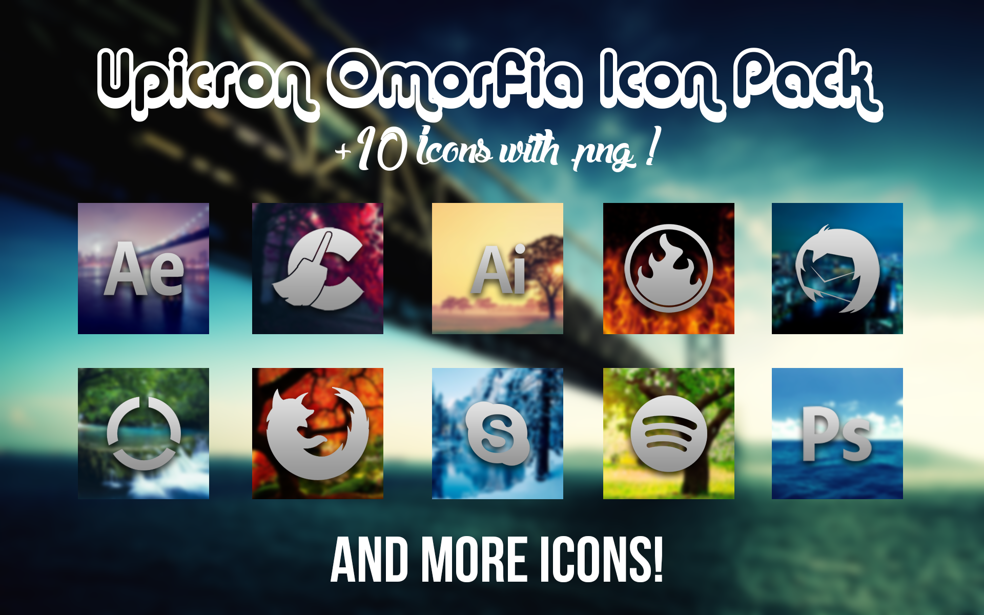 Omorfia Icon Pack ( +10 icons w/PNG ! ) by AyoKazuya on DeviantArt