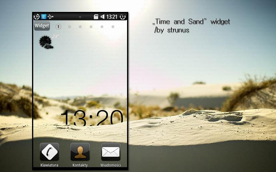 'Time and Sand' widget by Sturnus4 on DeviantArt