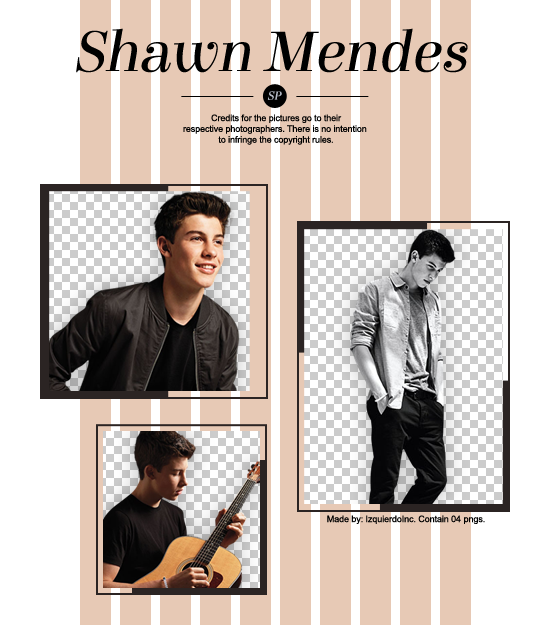 Pack Png 320 - Shawn Mendes by SensePngs on DeviantArt